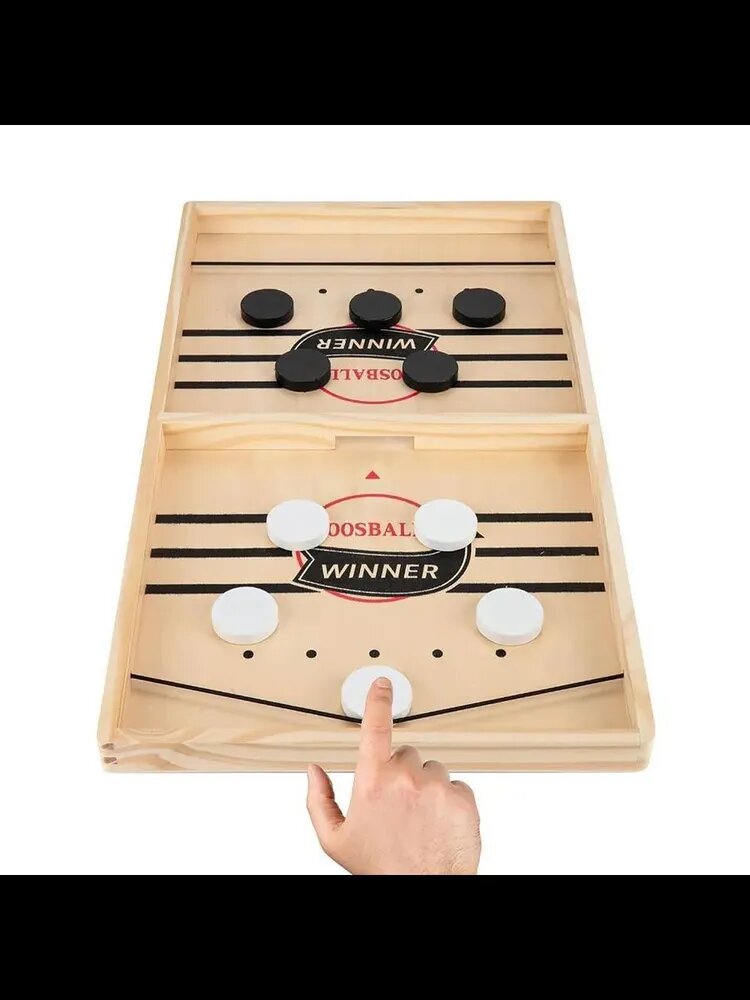 Настольная игра с шашками Foosball Winner, slingpuck, слингпак, настольный хоккей, вышибашки, для вхрослыхи детей