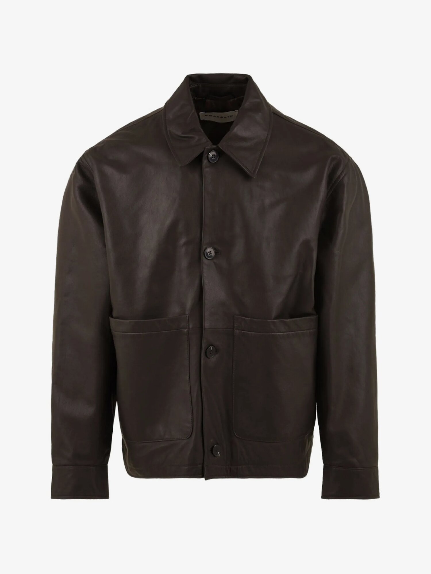 Куртка Long-sleeve leather jacket