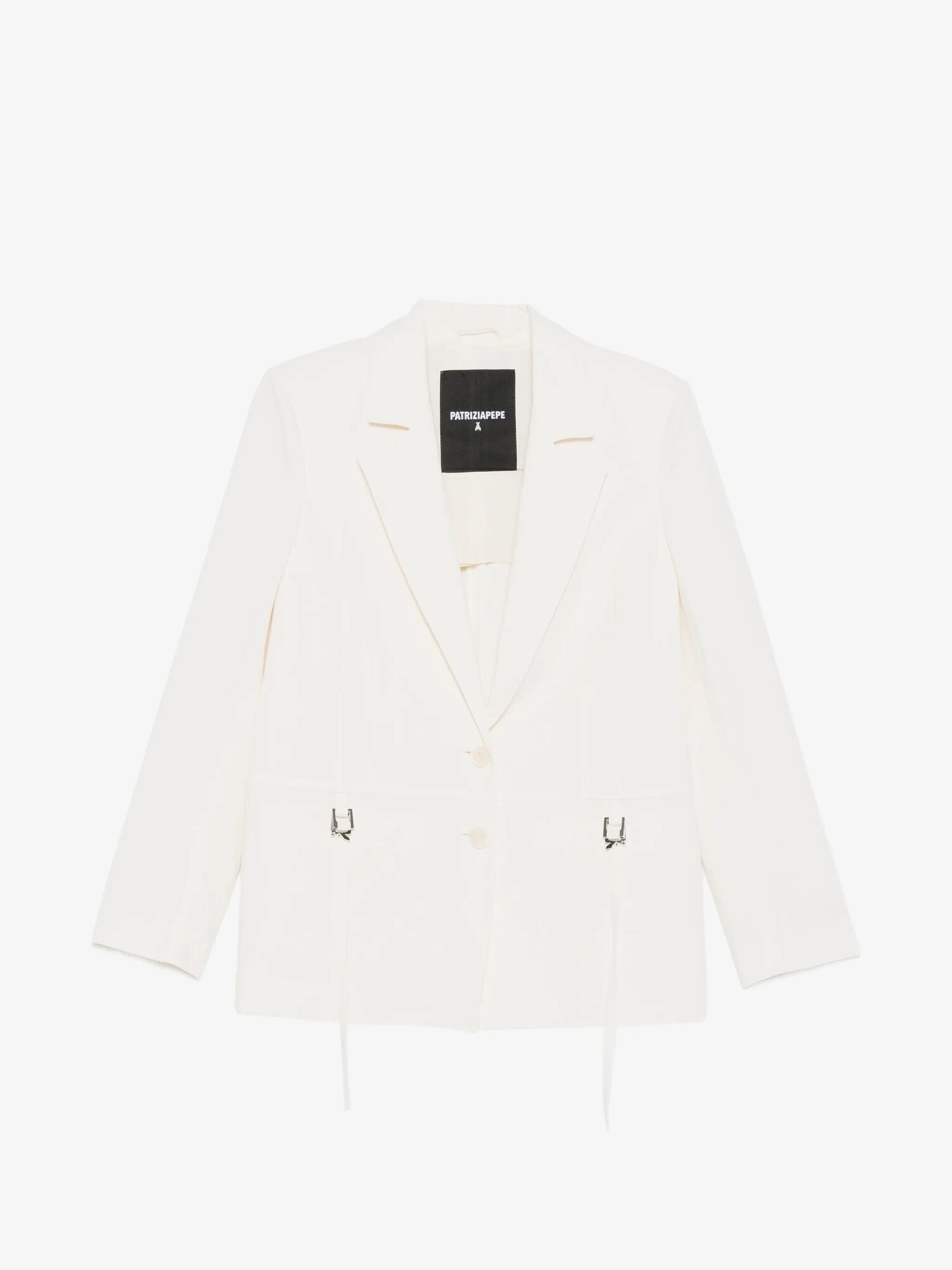 Пиджак Tie-embellished single-breasted blazer