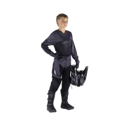 Комплект мотоджерси/мотоштаны подростковый Leatt 3.5 Jr Ride Kit (Stealth Black/Grey, M, 2026 (5026001123))