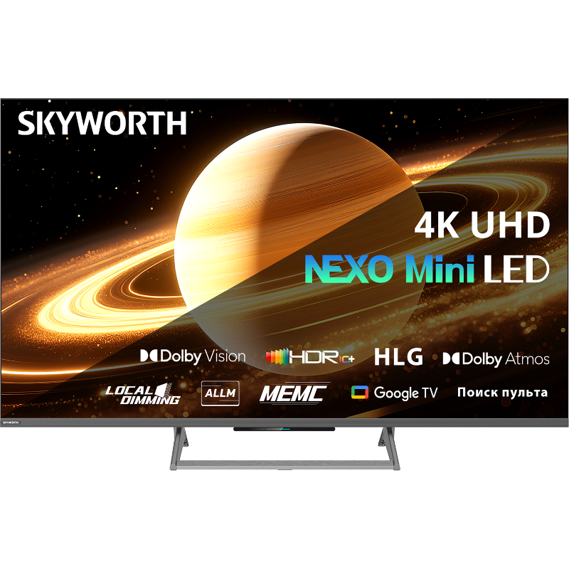 Телевизор Skyworth 55 дюймов IPS Mini-LED FALD 54 зоны Google TV 55X67H