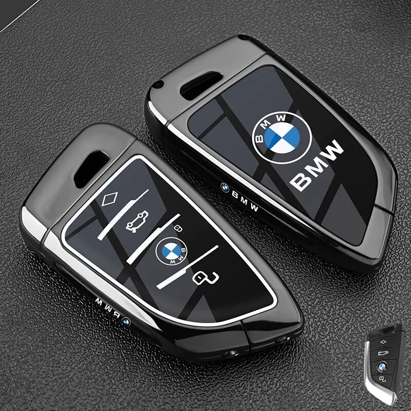 Ключница BMW A-стиль для автомобилей BMW — матовый черный, одинарная оболочка