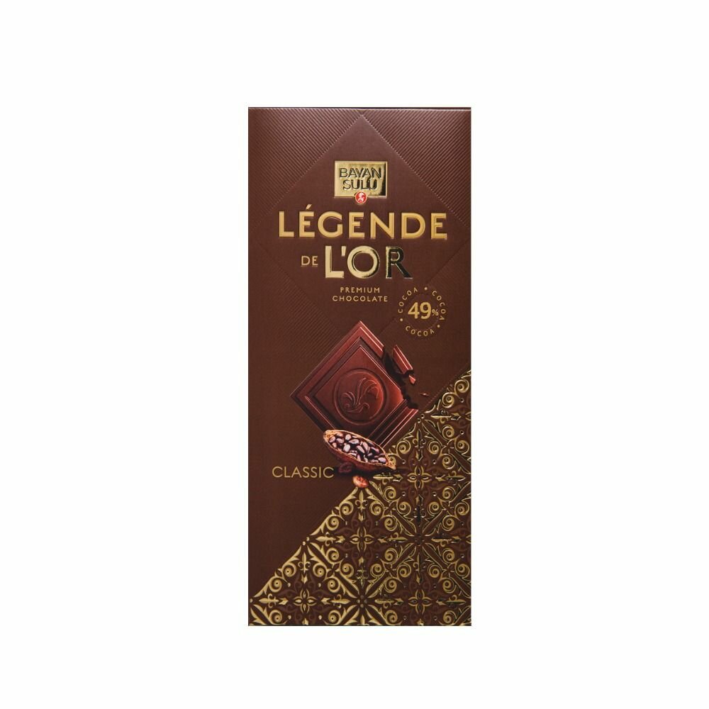 BAYAN SULU Шоколад Legende de L'or Classic, молочный,100 гр