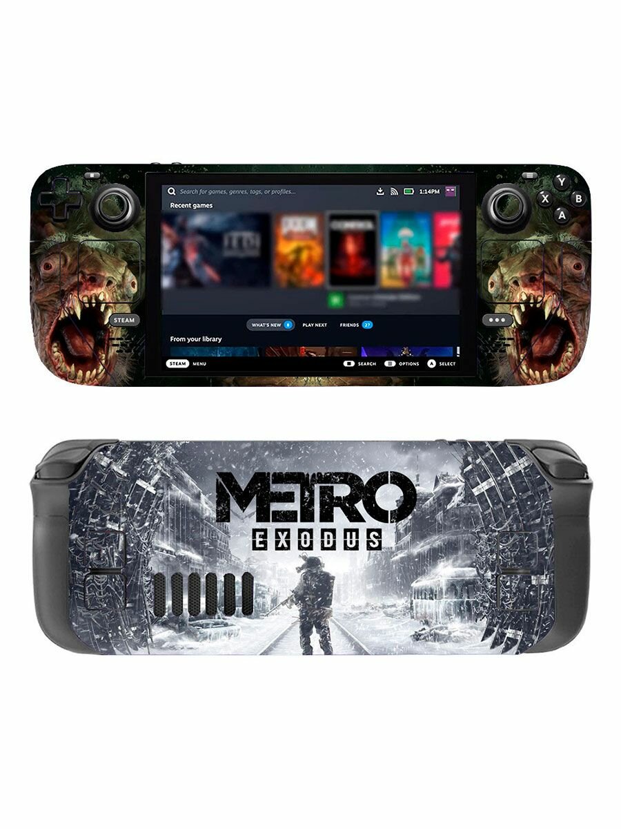Наклейка/защитная плёнка для Steam Deck NO. 0647, Metro Exodus