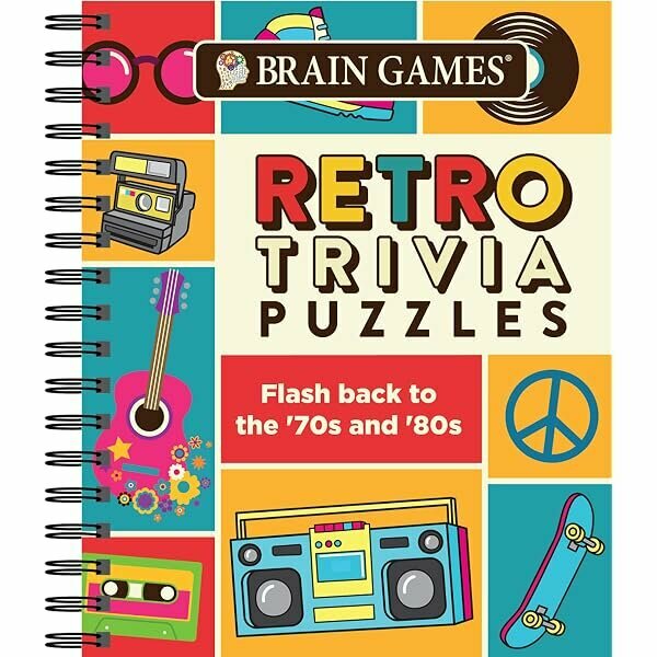 Brain Games Trivia - Retro Trivia，Reprinted paperback book