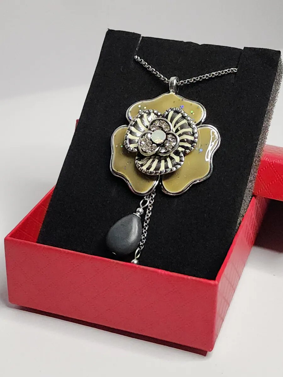 Колье, длина 40 см, Silver — фото 1