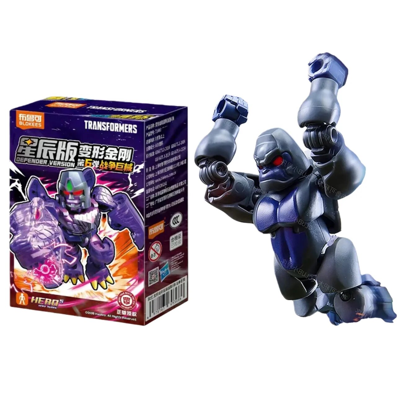 BLOKEES Transformers Star Edition 6 Optimus Primal Cheetor Серый, Optimus Primal