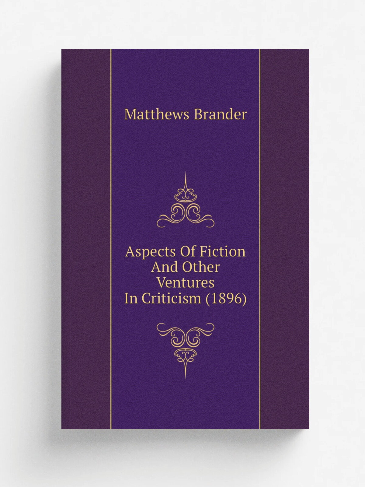 Aspects Of Fiction And Other Ventures In Criticism (1896) | Matthews Brander | 1896 | New York, C. Scribner's Sons | Репринт
