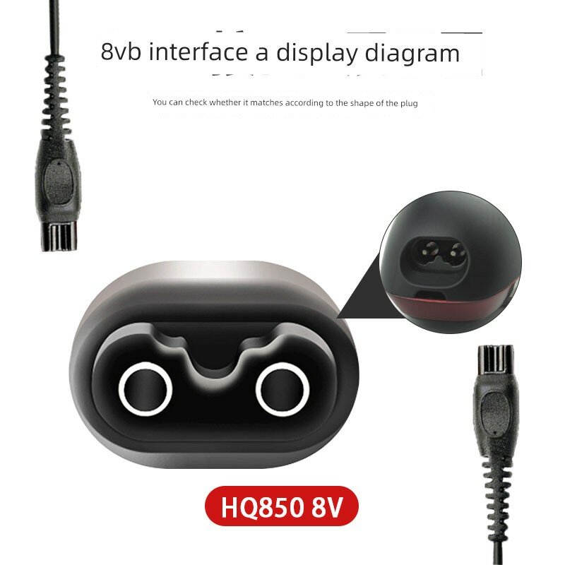 Кабель зарядки с разъемом B-типа для бритв Philips, выход 8В, совместимый с USB