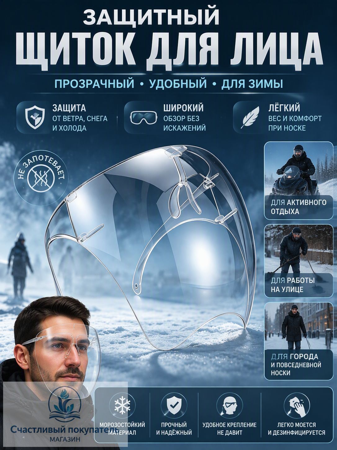 Очки защитные, 1 шт.