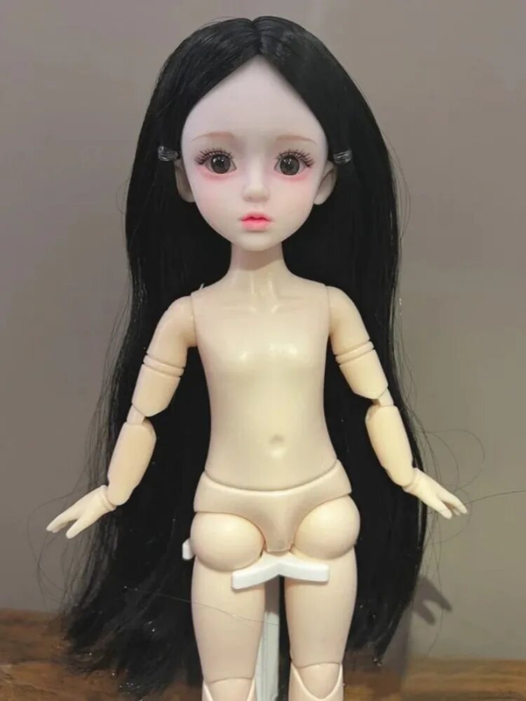 BJD шарнирное тело 30 см, обнаженная кукла для коллекции, 30, для коллекции и игр