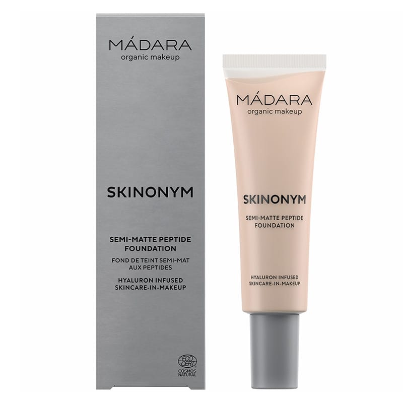 Тональный крем Madara Skinonym Полуматовый пептидный тональный крем (цвет ) Ivory 20 30 мл
