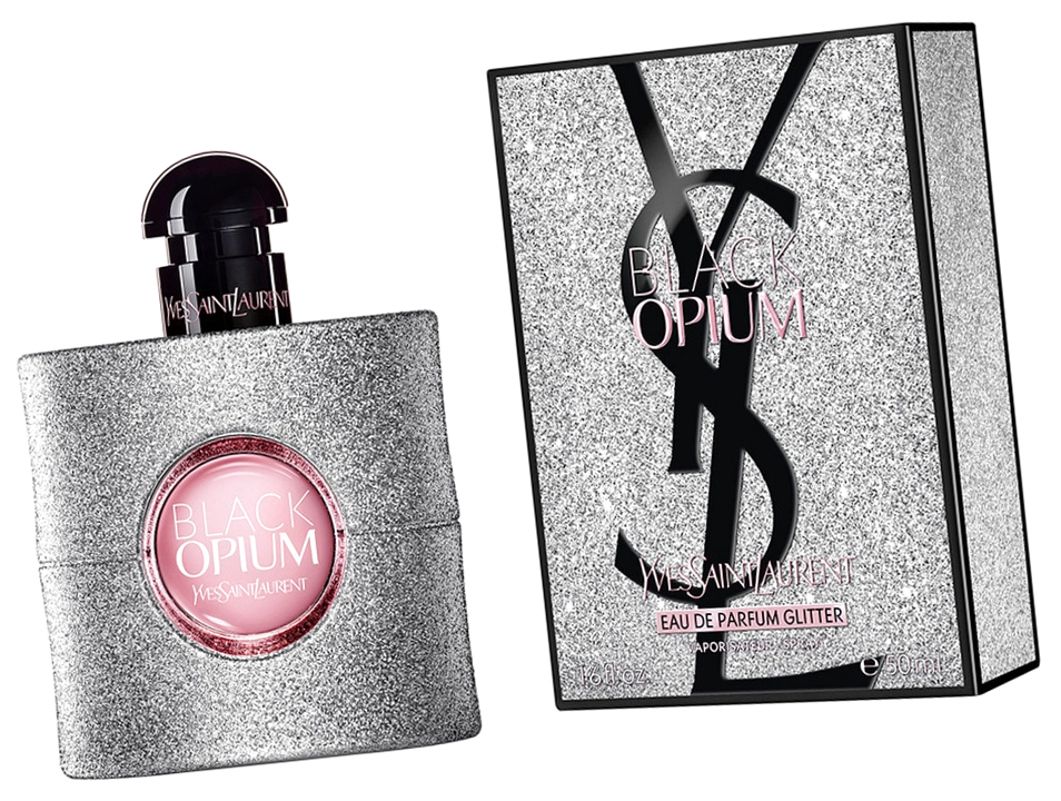 Блэк Опиум Глиттер 50 мл, парфюмерная вода для женщин - Yves Saint Laurent Black Opium Glitter