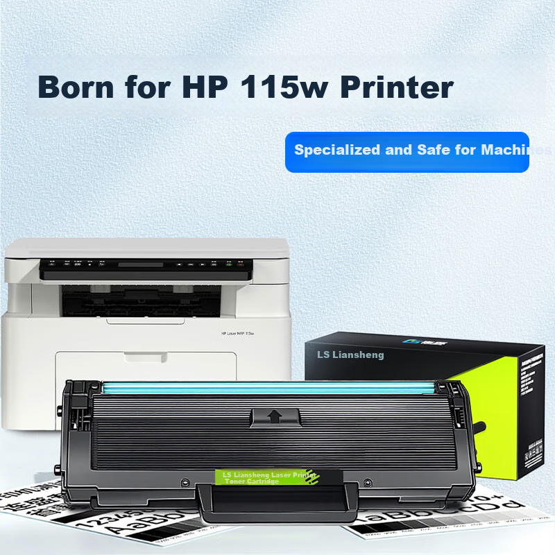 Liansheng совместимая с принтером HP 115W тонер-картридж 3000 страниц чёрная пыль Цвет：Черная пыль 3000 страниц
