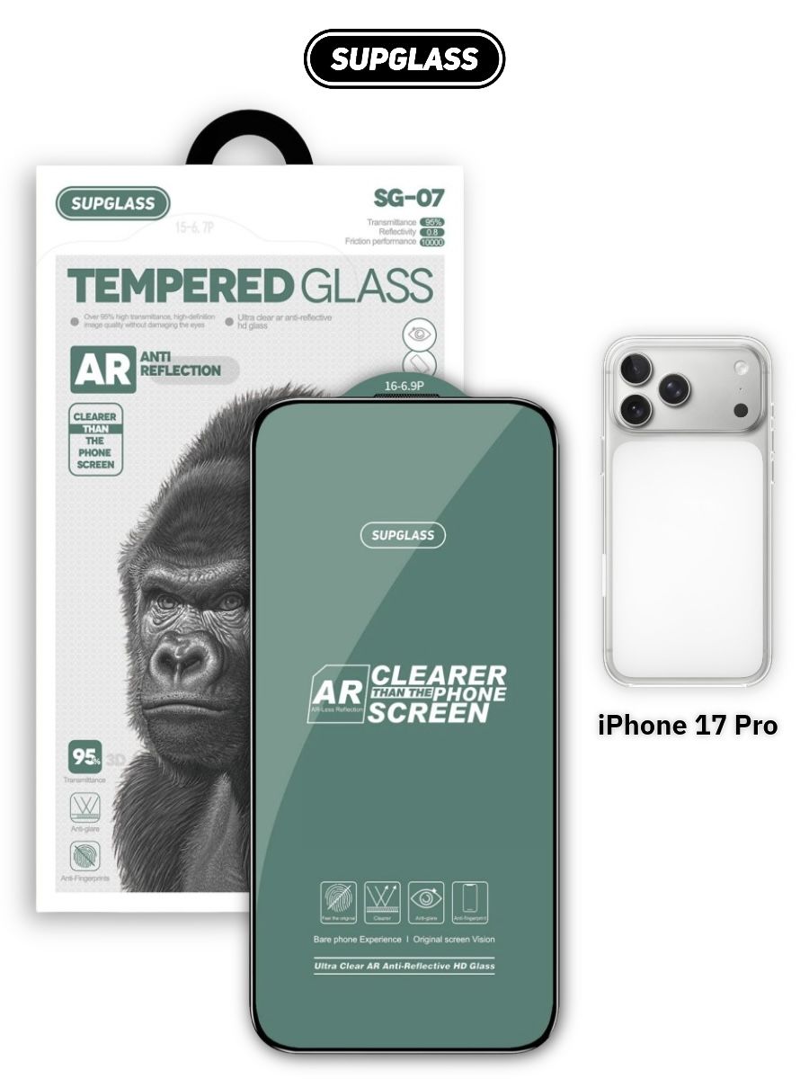 Защитное стекло антиблик для iPhone 17 Pro