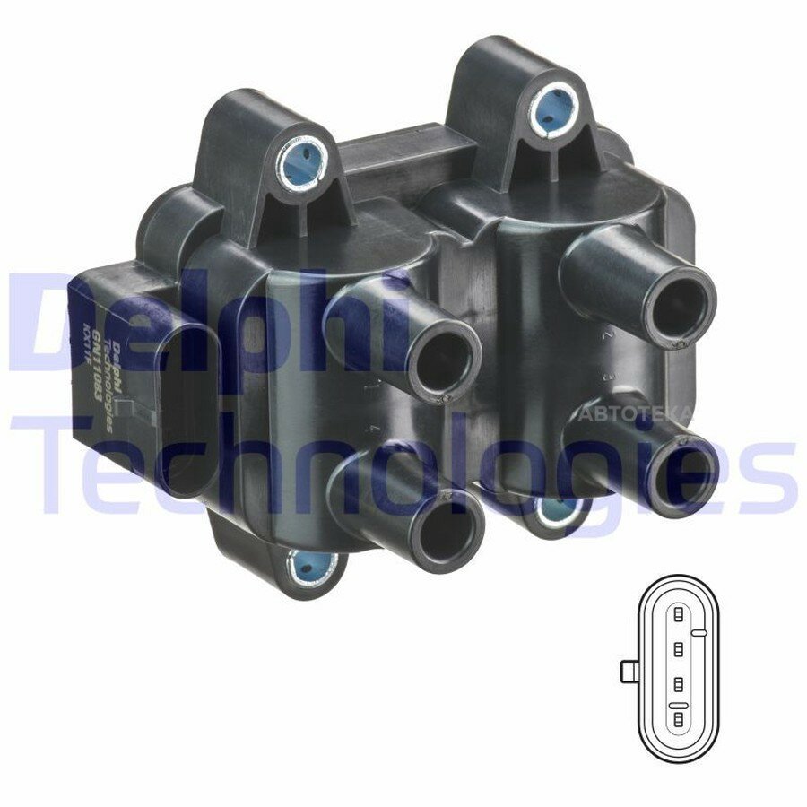 Катушка зажигания DELPHI GN1108312B1