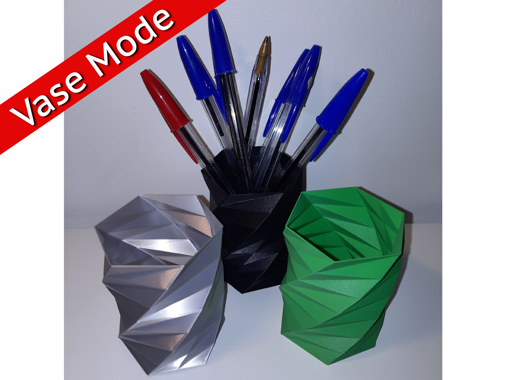 Ваза декоративная спиральная, 3D-печать, 3DOPRU арт. VASE-PR-286854