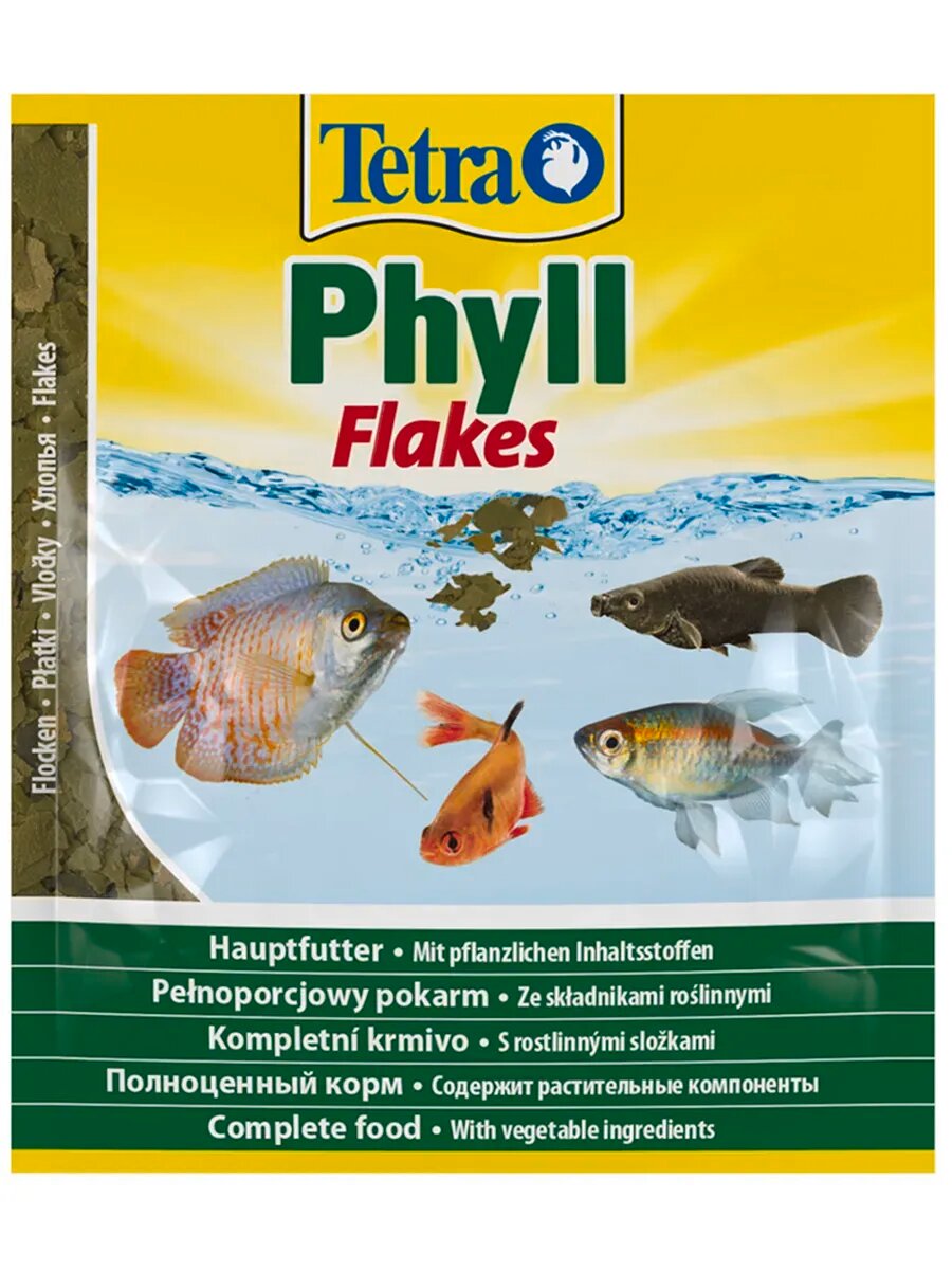 TetraPhyll корм в хлопьях д рыб 12 г