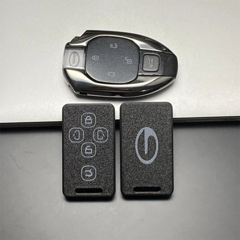 Защитный чехол для ключей автомобиля GAC Trumpchi Empow, Emkoo, Emzoom, GM8, E9, Black-Gray 5button