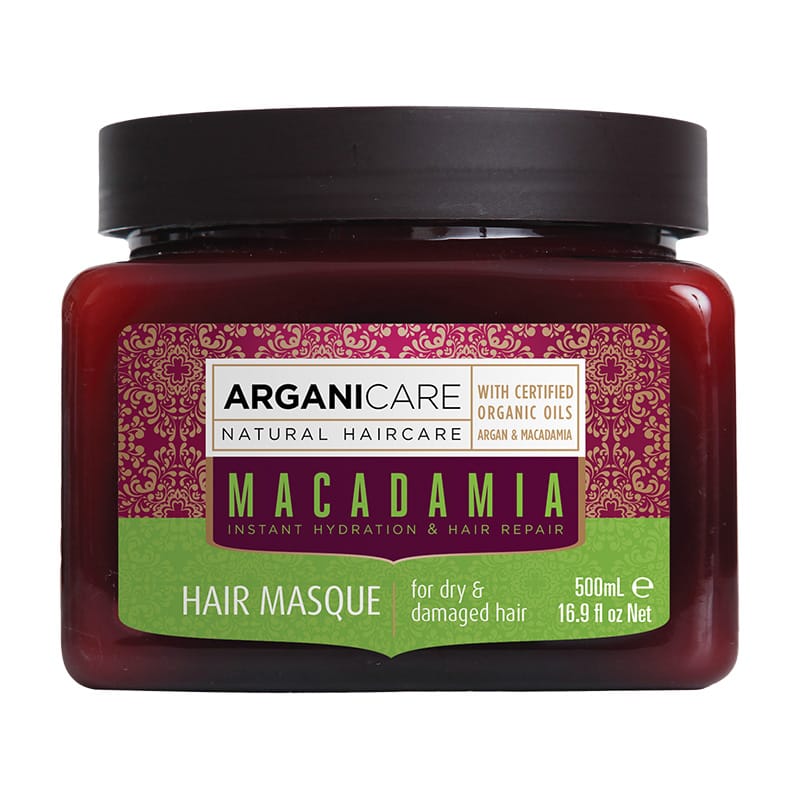 Маска для волос Arganicare Macadamia Hair Masque Увлажняющая маска для сухих и поврежденных волос 500 мл