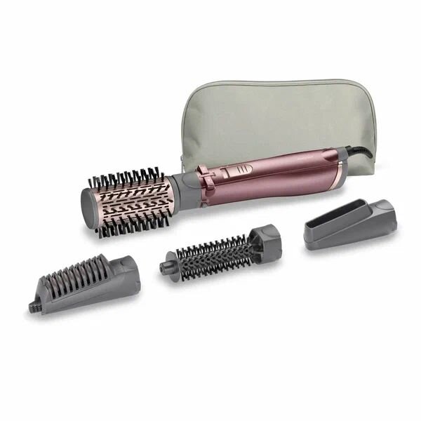 Фен-щетка Babyliss AS960E, ионизация, 1000Вт, розо