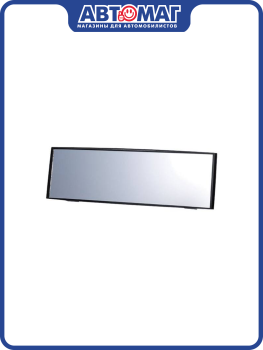 Зеркало заднего вида Carmate Convex Mirror, сферическое, 240 мм, черное, M8