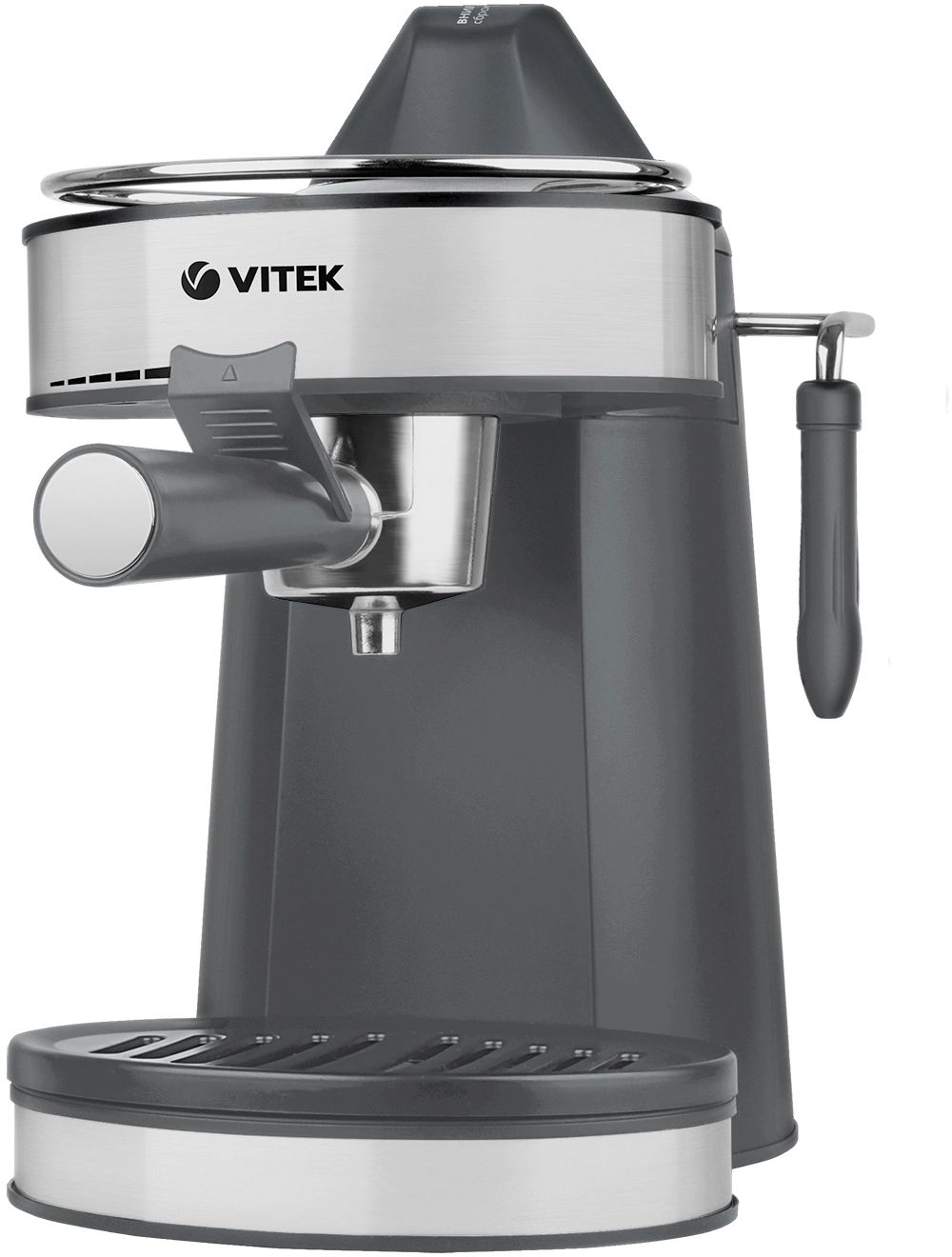 Кофеварка рожковая Vitek VT-1524 750Вт серый