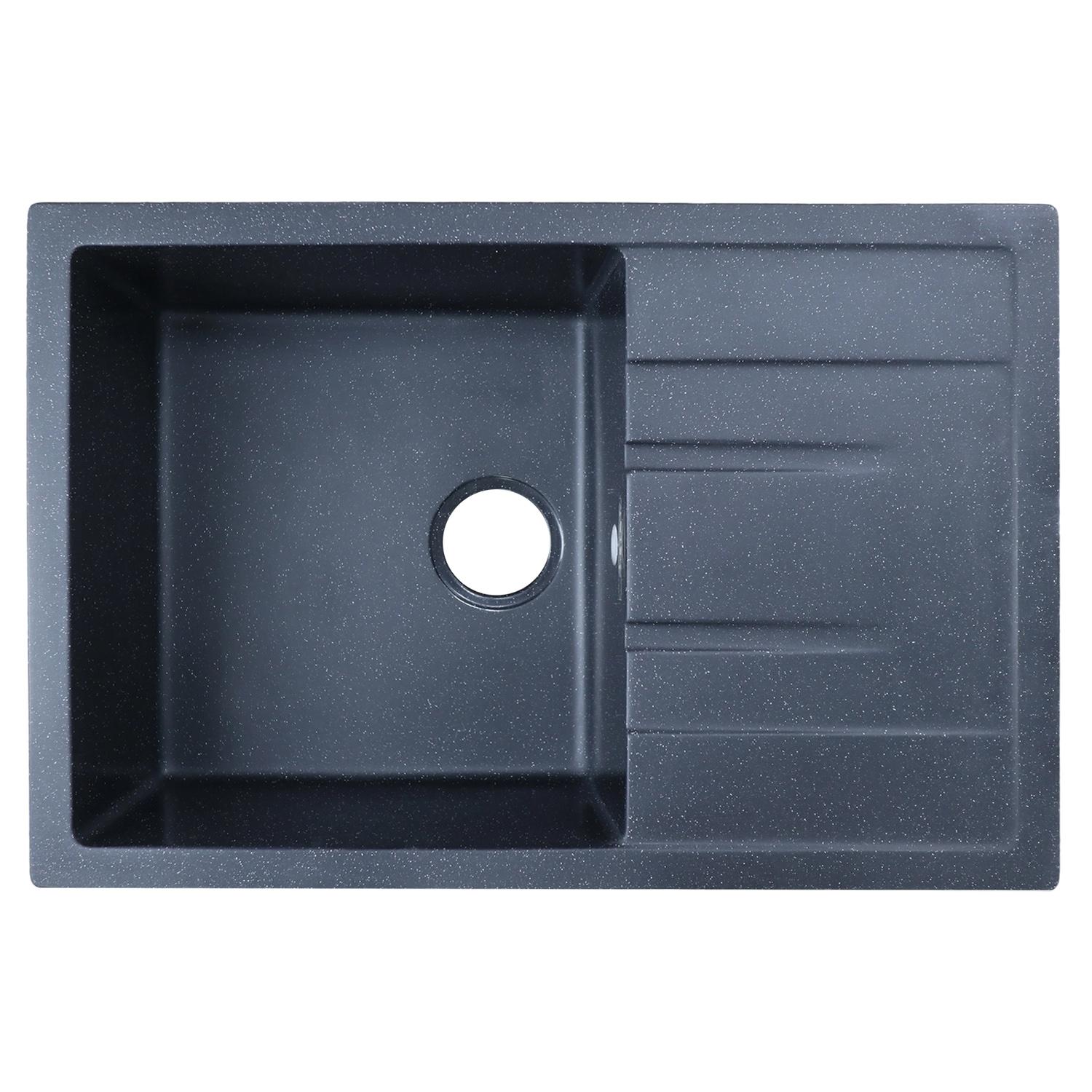 Кухонная мойка Azario Рио 75 CS00105230 цвет Черный