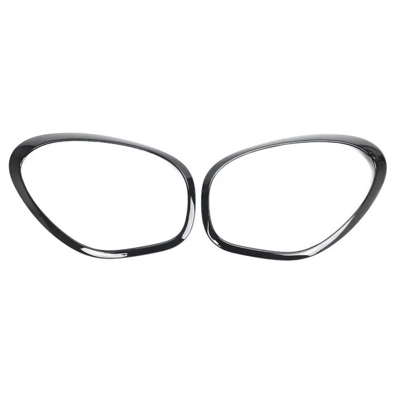 2 шт. Накладки на передние фары, глянцево-черные, для BMW MINI Cooper R60 2011-2016 51139801573 51139801574