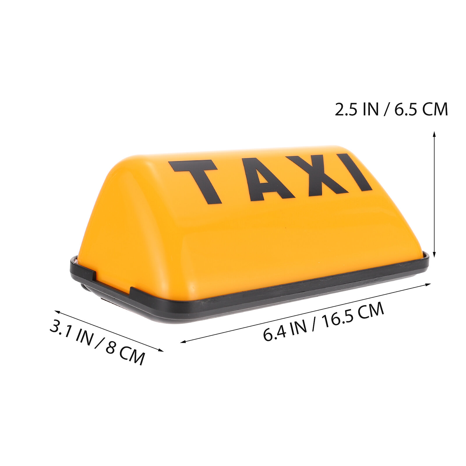 Желтый Световой Знак Такси На Крышу Авто С Ясной Подсветкой 17.00X8.00X6.50Cm