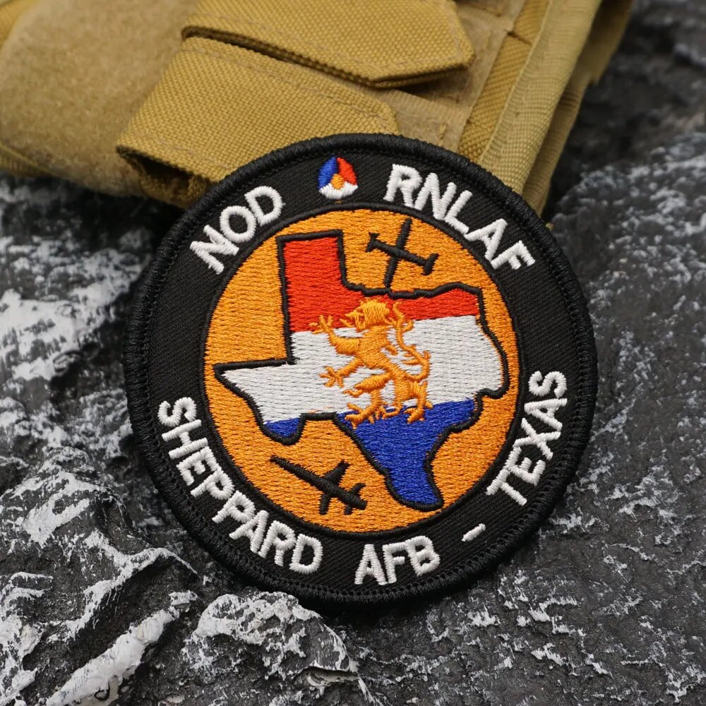 Вышитая нашивка Euro-NATO Joint Jet Pilot Training Royal Netherlands Air Force