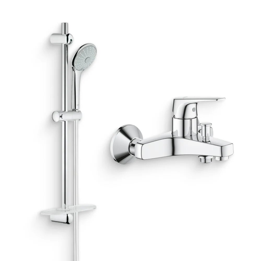 Душевой комплект Смеситель Grohe BauFlow 23601000 / Гарнитур Euphoria 110 Massage 27231001