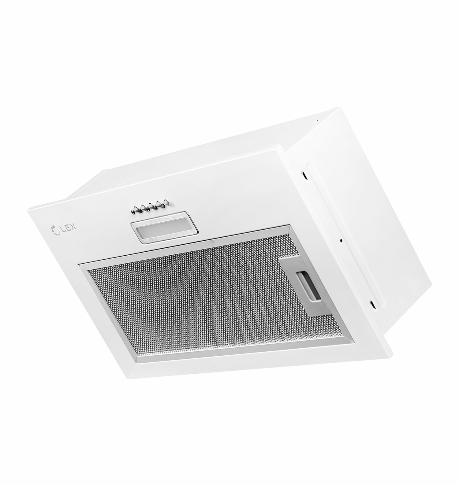 Вытяжка кухонная Lex GS Bloc LIGHT 600 белый, встраиваемая