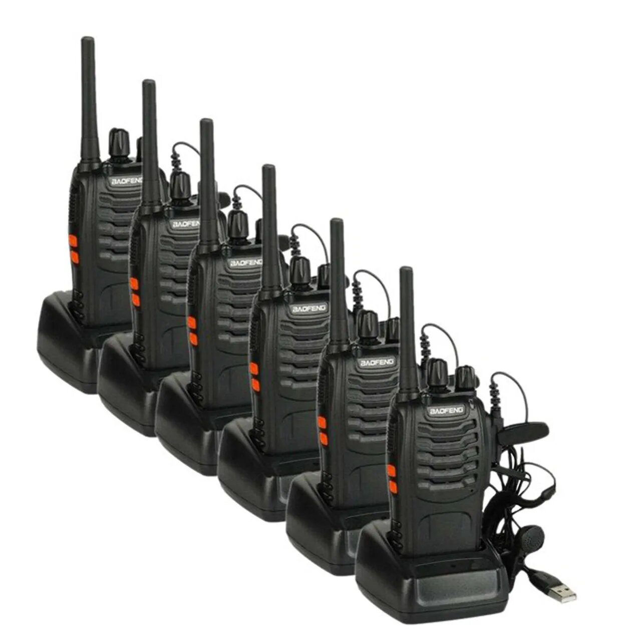 1-10ШТ Baofeng BF-888S PMR446/Baofeng BF-88E PMR446 Обновлённая версия 888S Без лицензии Двусторонний рация Длинный радиус Рация