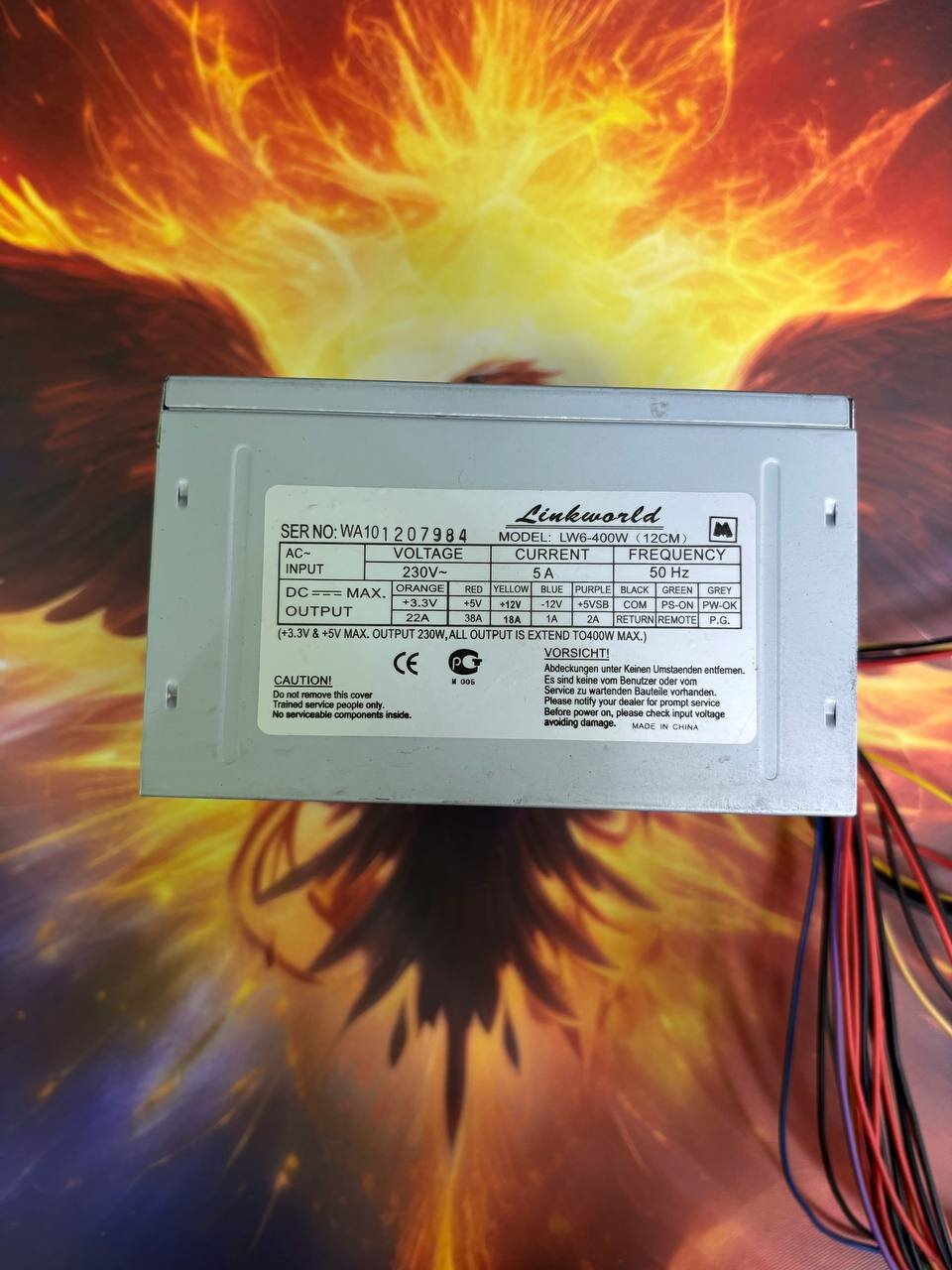Блок питания 400W Linkworld LW6-400W