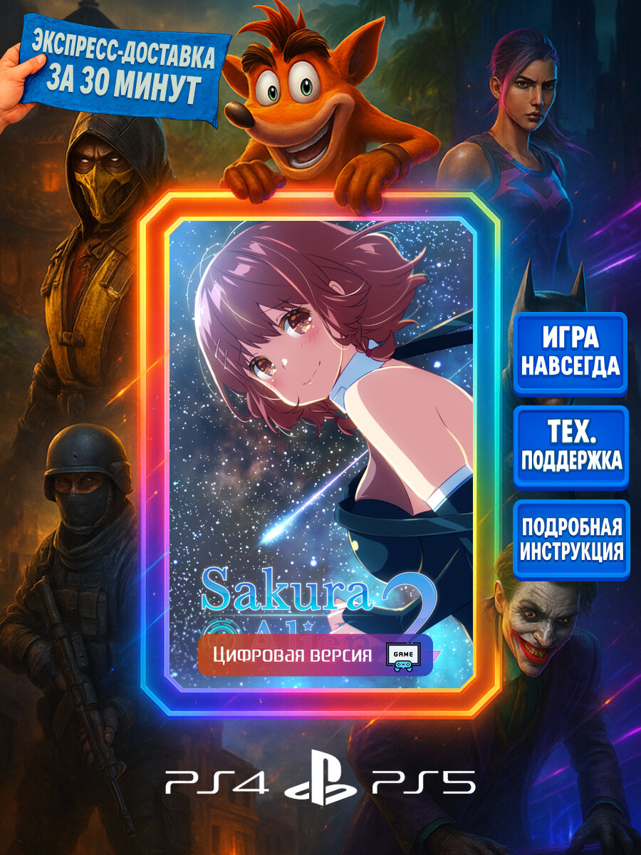 Sakura Alien 2 PS4 & PS5 PS4/PS5 | Моментальная доставка | Английский язык | Для взрослых