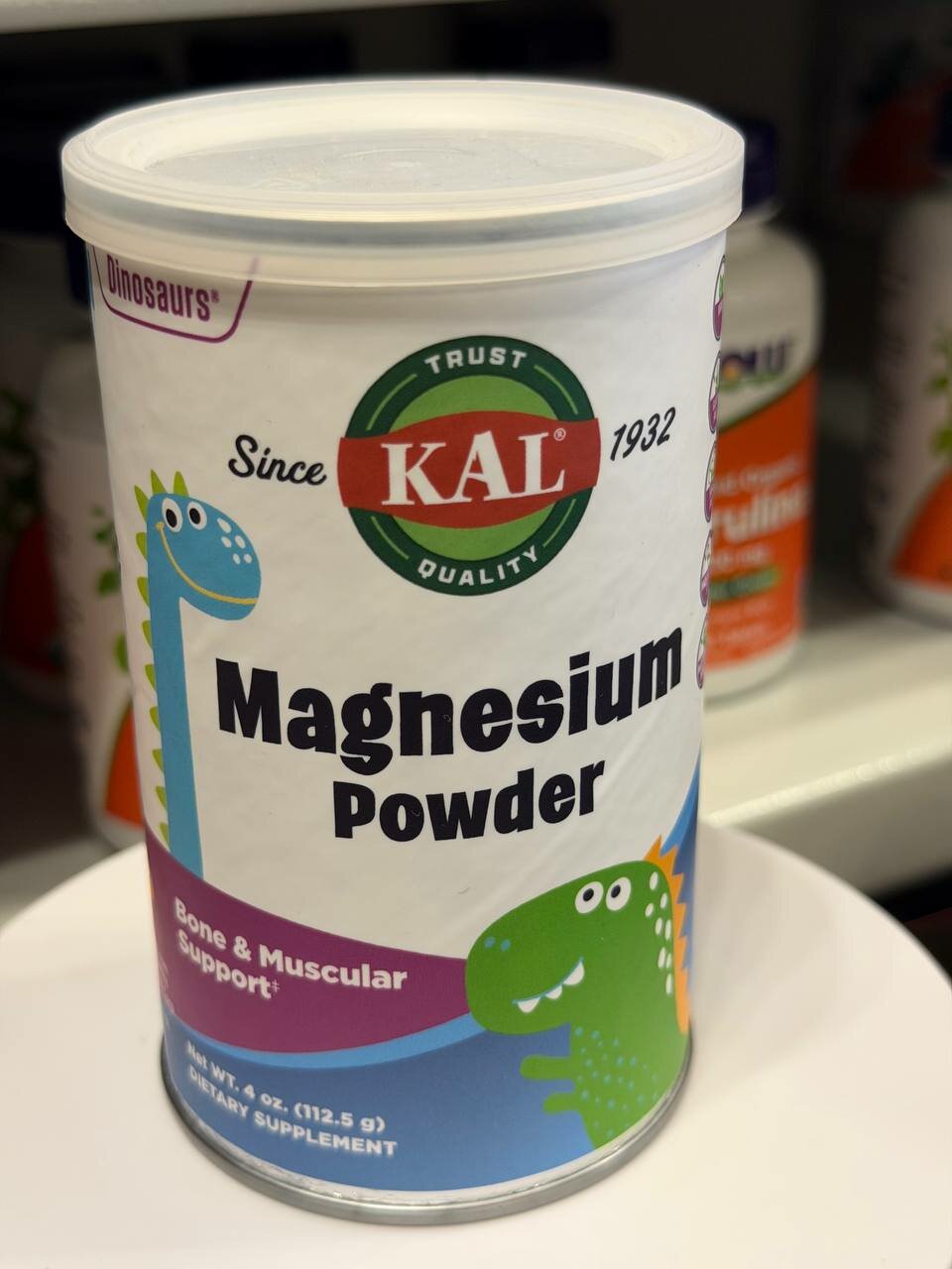 KAL Magnesium Citrate Powder for Kids (112.5 гр) - магний в порошке для детей