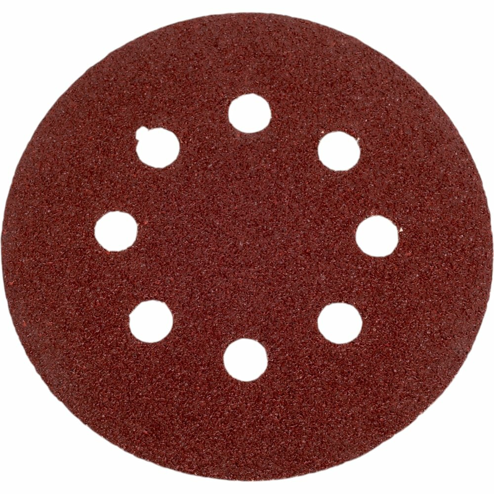 Круги шлифовальные на липучке 125 мм, Р40, 10 шт Vitatools R-125-P40-10-8