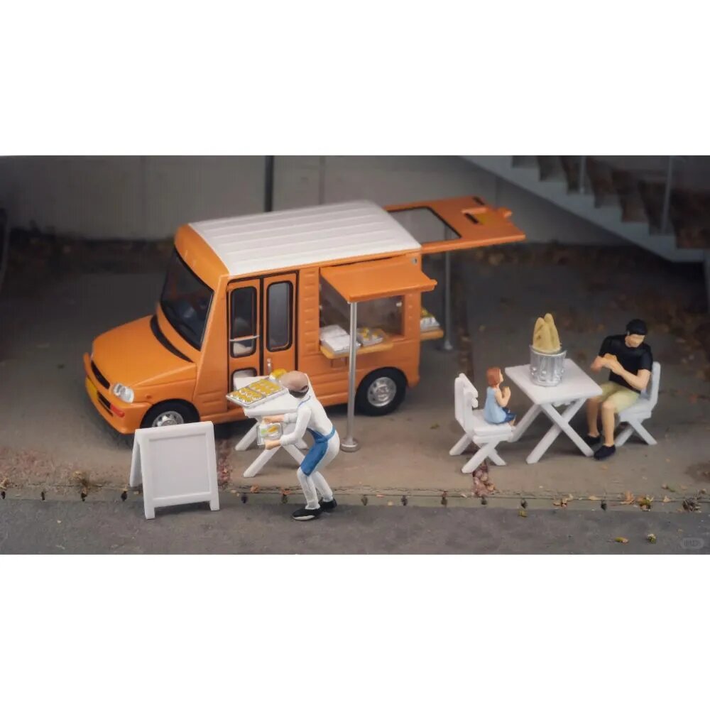 Tomytec TLV 1:64 Geocore 64 #Car Snap 18a Bakery Коллекционная машинка