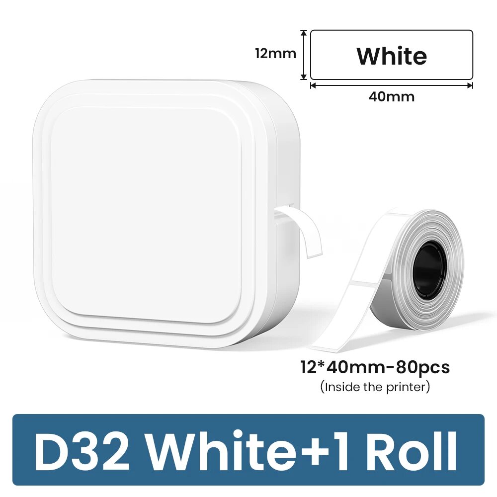 Itari D32 Термальный принтер для этикеток Белый, White