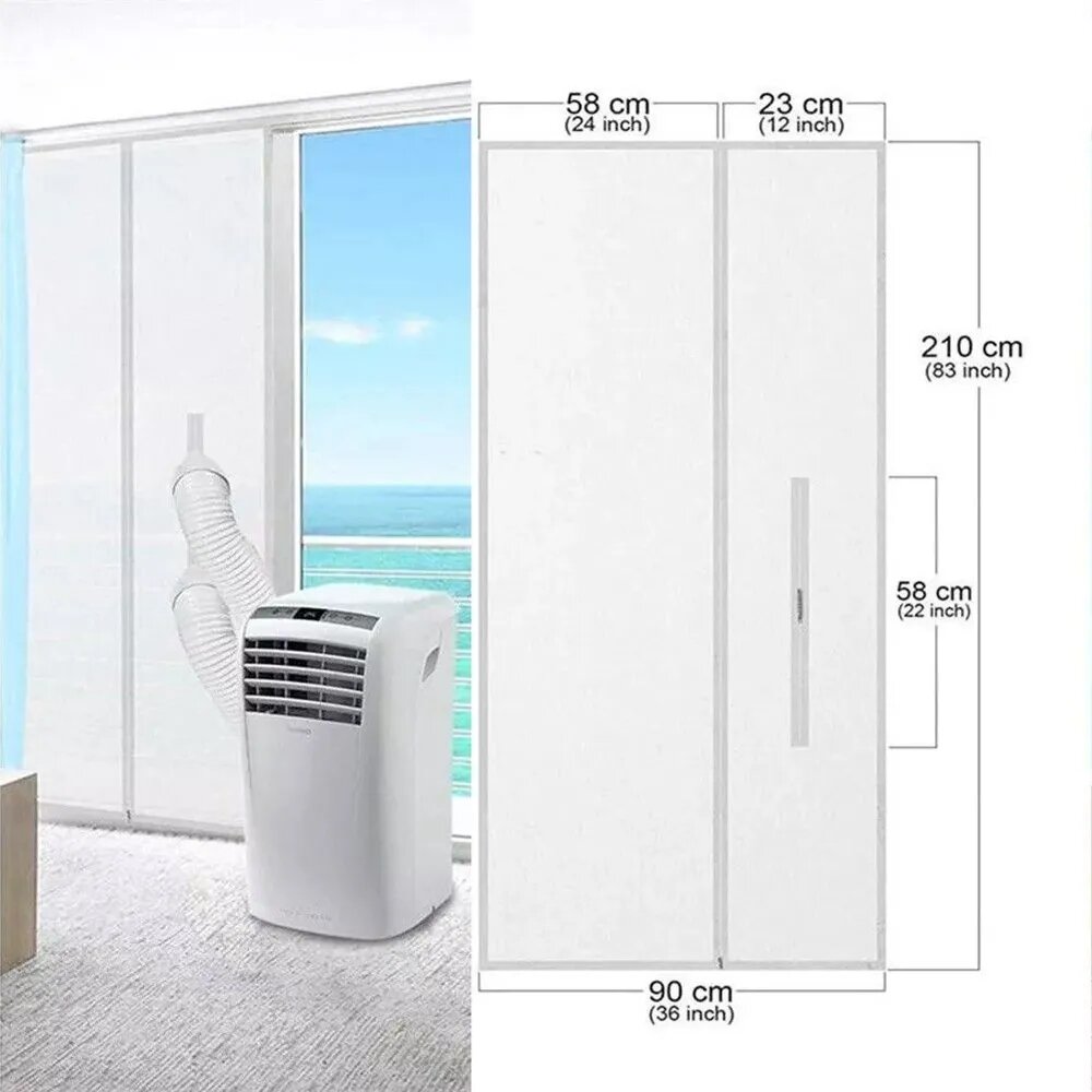 Уплотнение Балконной Двери Кондиционера 210x90cm для Внутренних Мобильных Кондиционеров