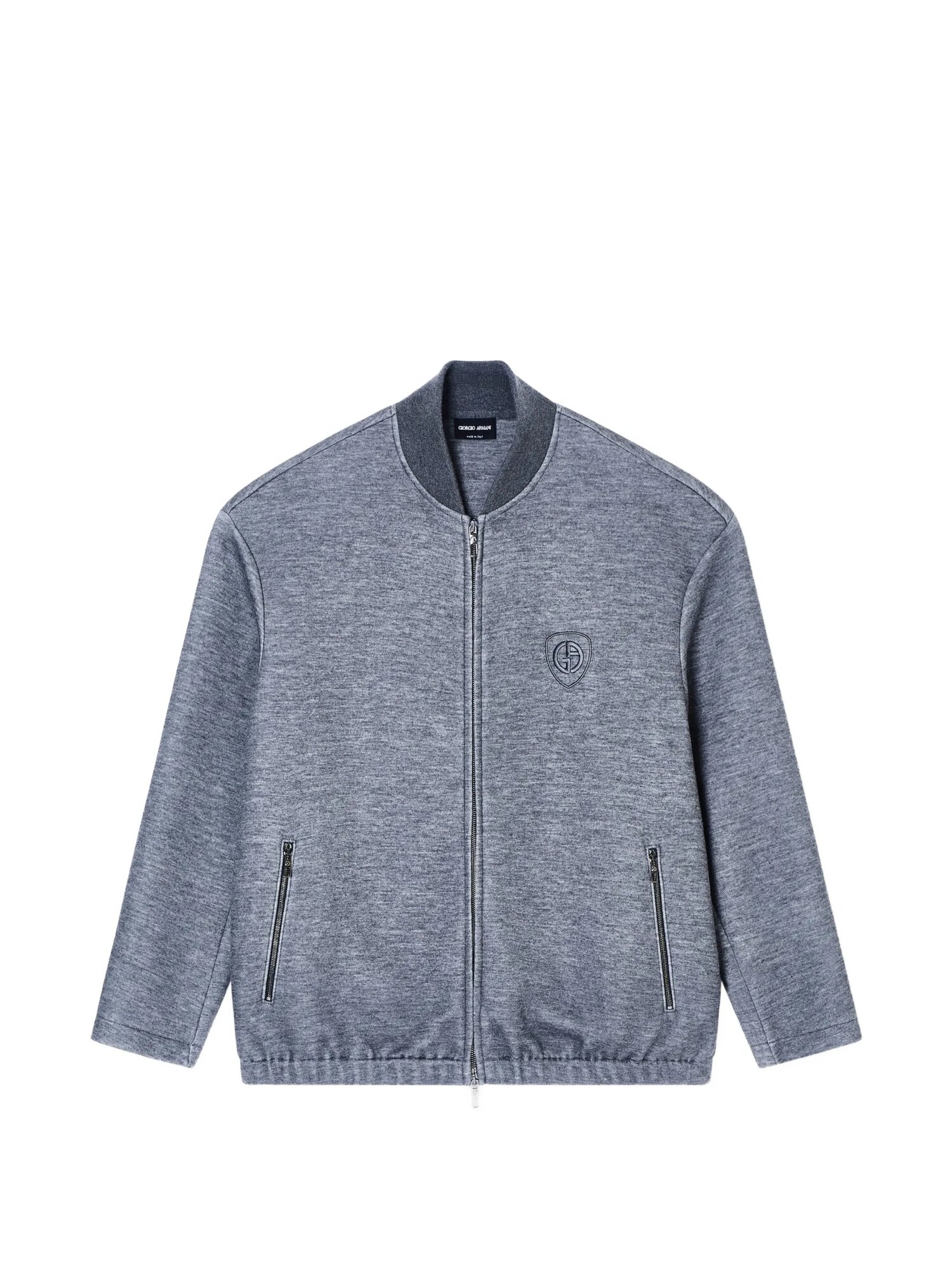 Куртка Logo-patch zip-up jacket