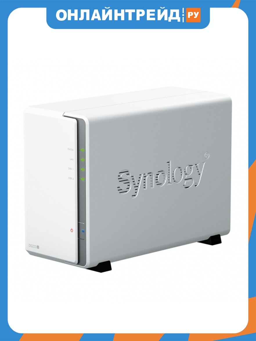 Сетевой накопитель Synology DS223j без HDD