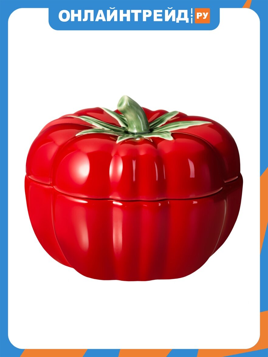 Горшочек для запекания Lefard "TOMATO" с крышкой 900 мл