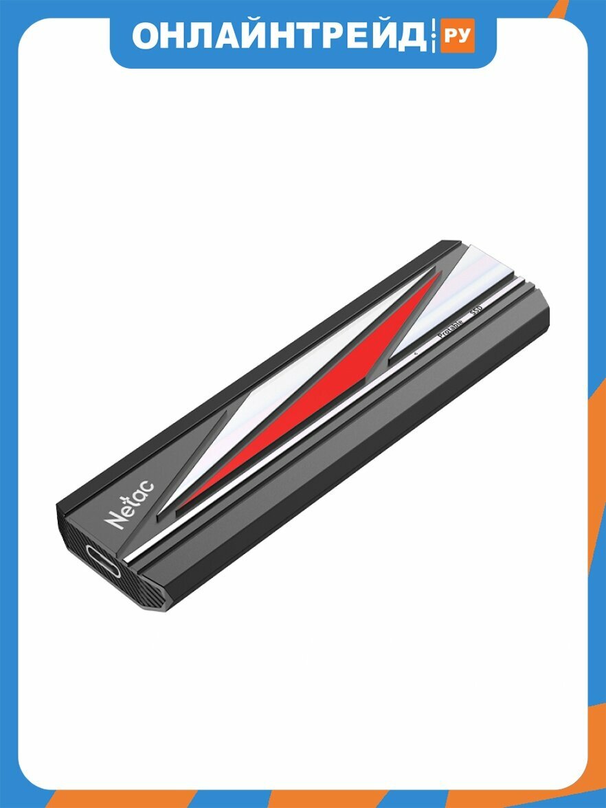 Внешний SSD диск Netac ZX20L USB-C 3.2 Gen 2 1TB (NT01ZX20L-001T-32BK)