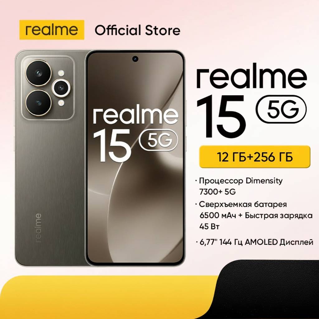 Смартфон Realme 15 5G, 12/256ГБ