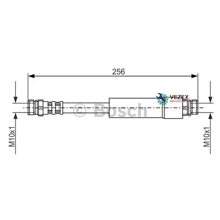 BOSCH 1987476284 Тормозной шланг