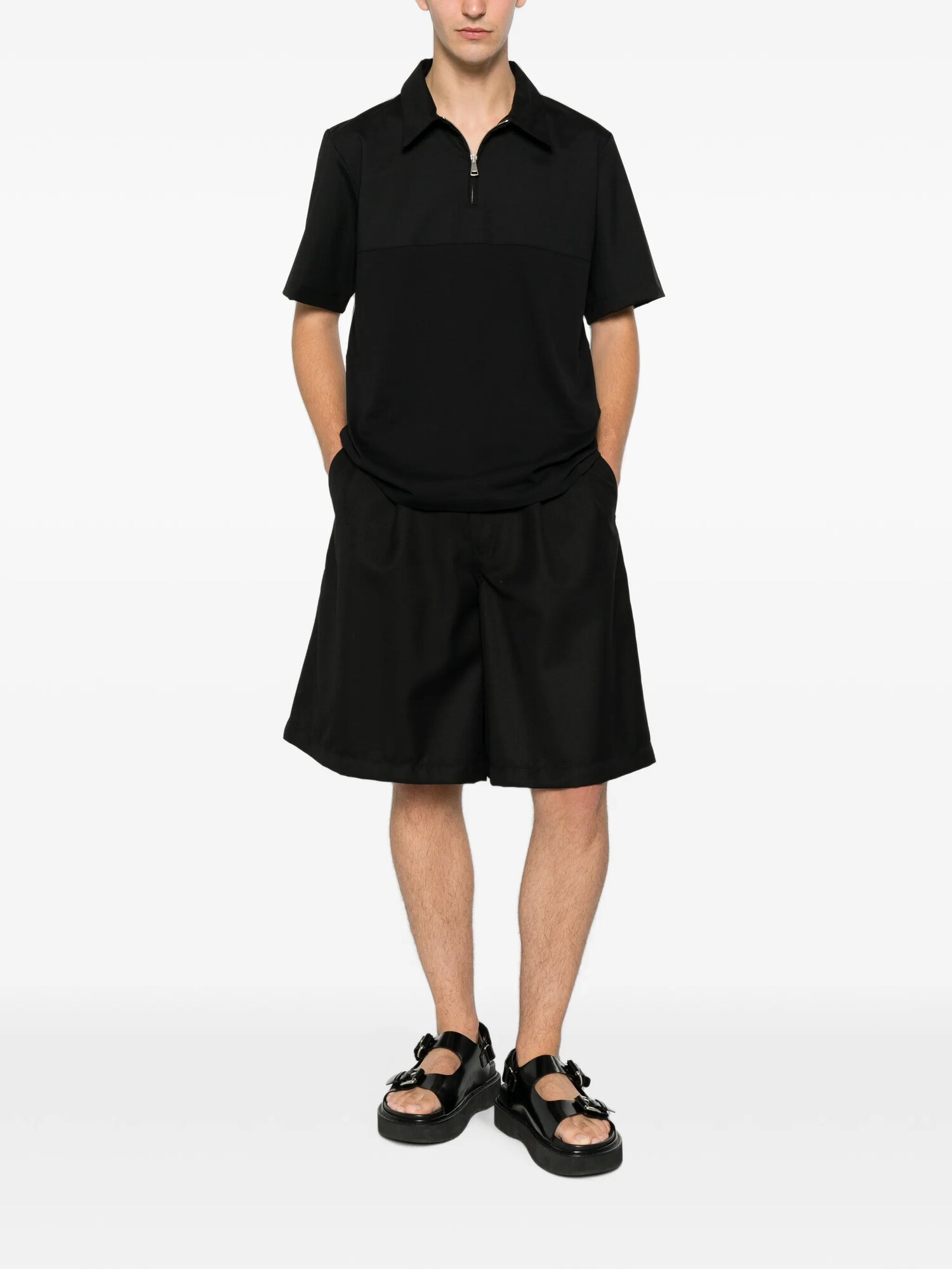 Рубашка Yes London Zipped polo shirt, размер 56 — фото 1