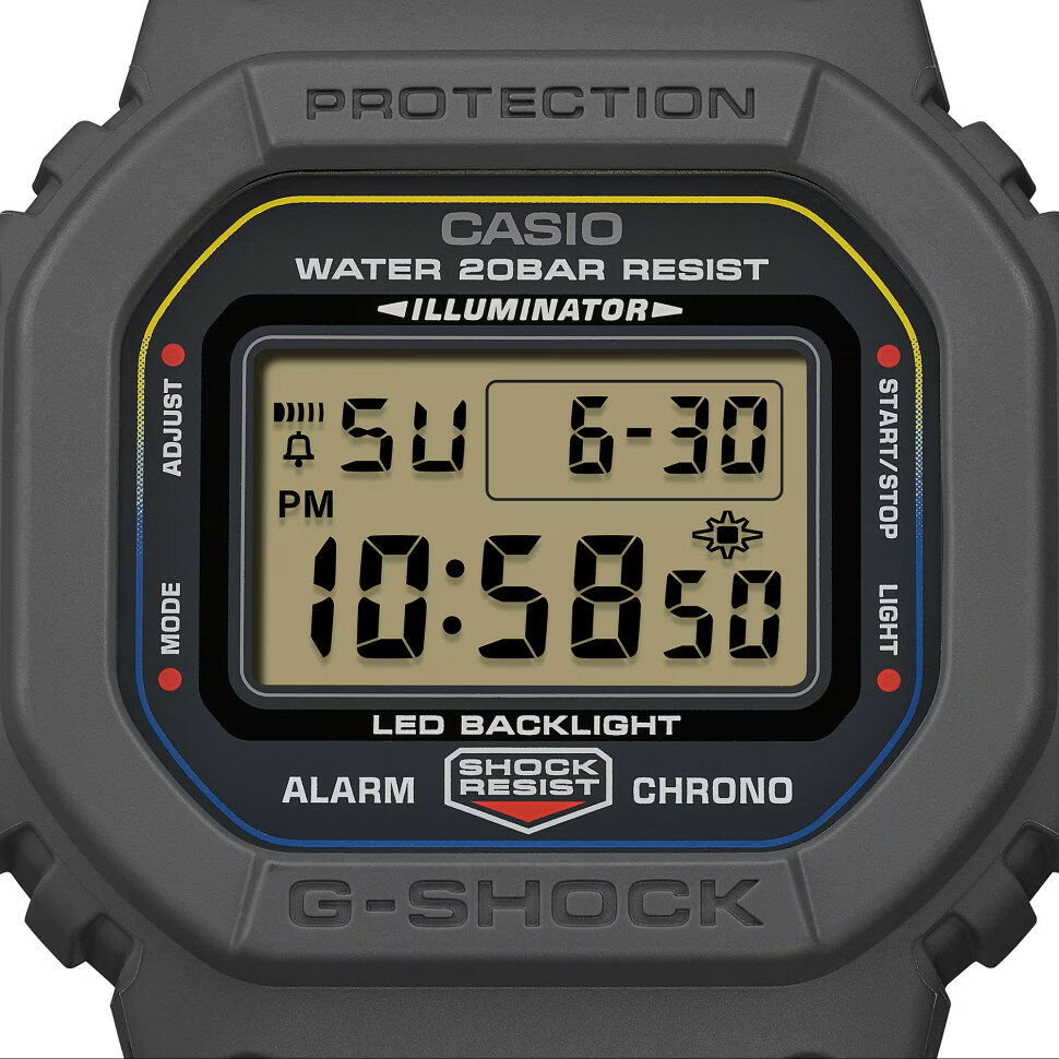 Наручные часы CASIO G-Shock, оранжевый, серый — фото 1