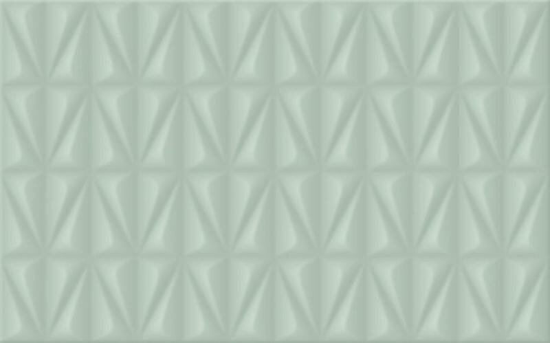 Керамическая плитка Шахтинская плитка (Unitile) Конфетти зеленый низ 02 настенная 25х40 см